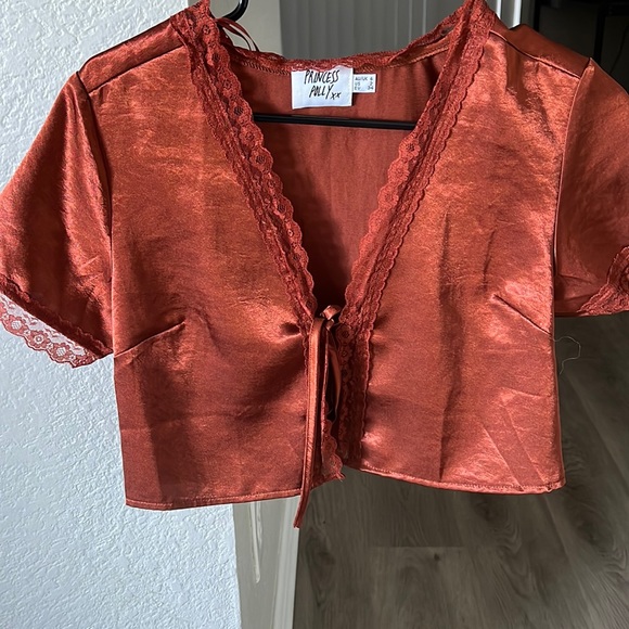 Princess Polly | Tops | Princess Polly Tie Top | Poshmark
